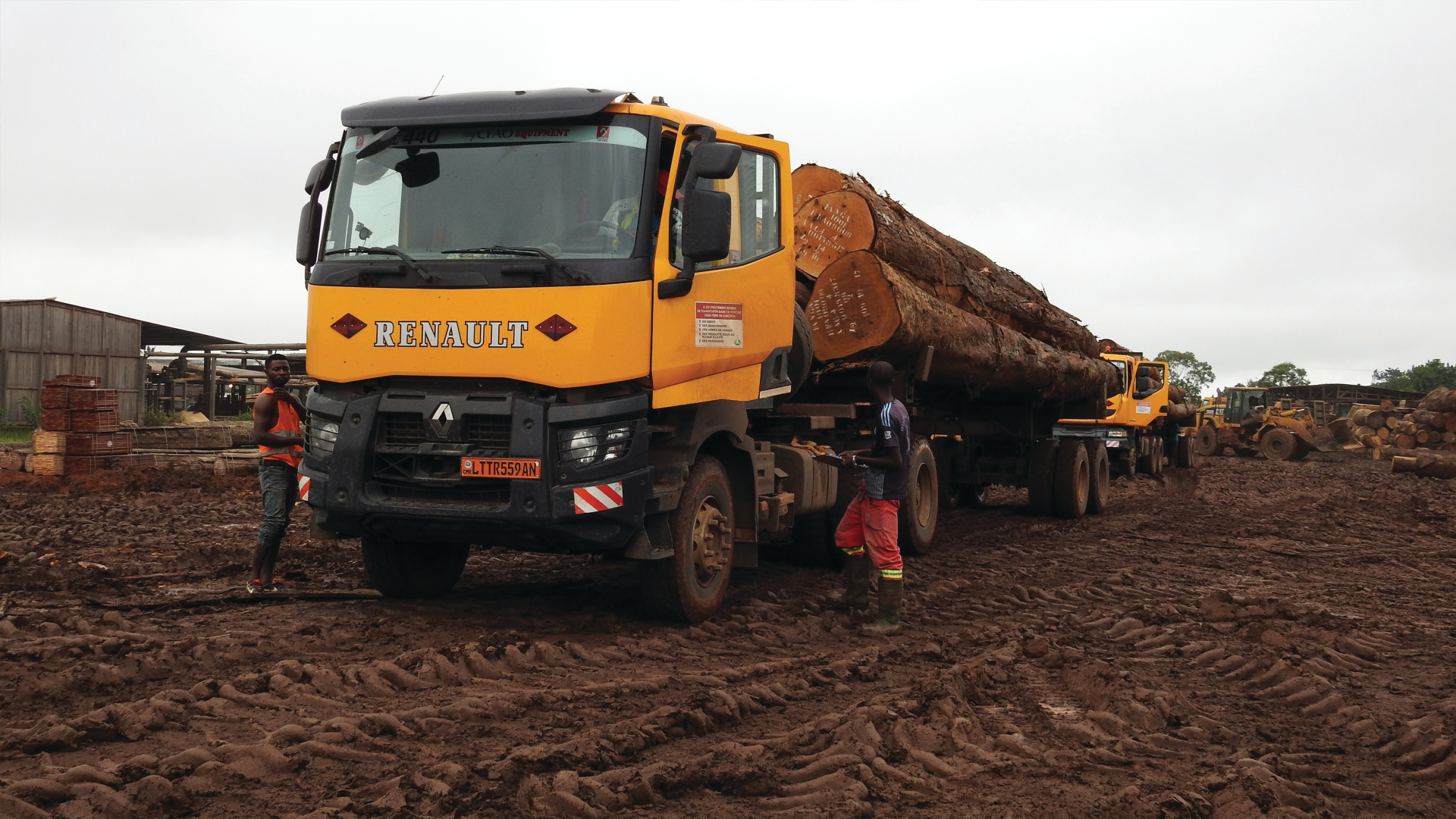 Transport de grumes : une activité exigeante | Renault Trucks Afrique