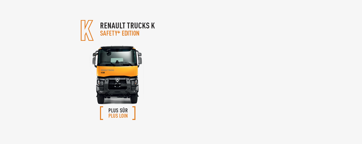 Renault Trucks K Safety+ Edition | K Range | Renault Trucks Afrique